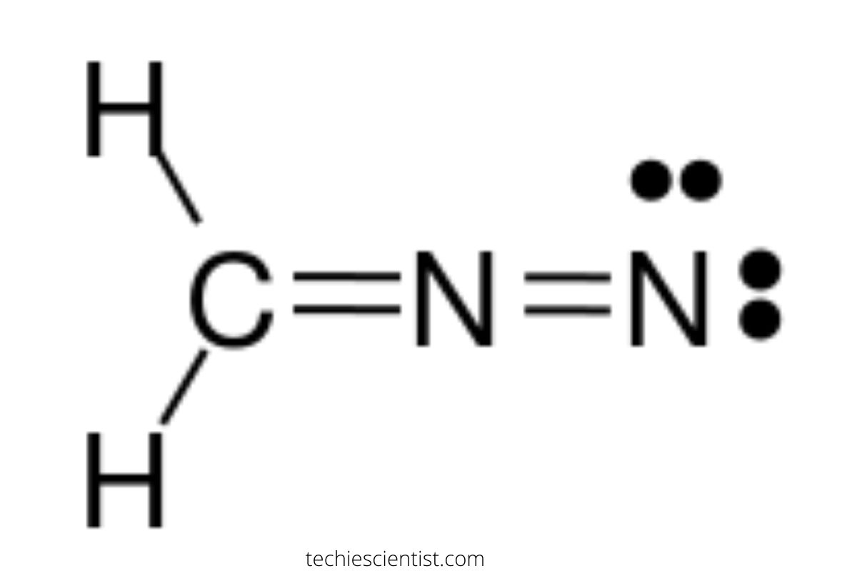 CH2N2Lewis Structure, Molecular Geometry, Hybridization, and Polarity ...